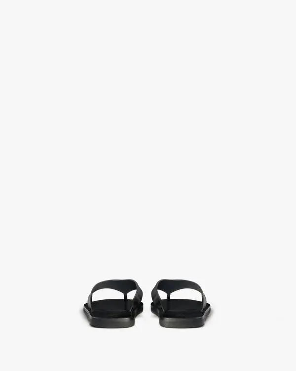 JUDE Vermelho Flat Leather - Black