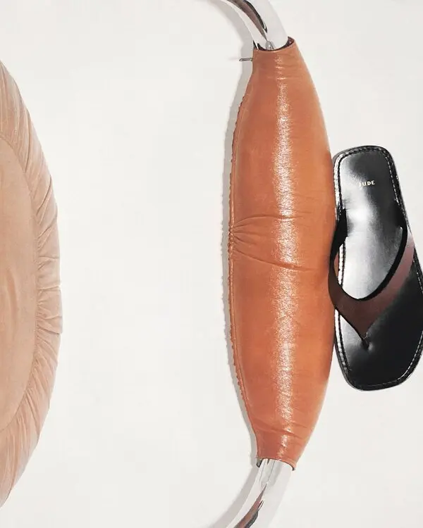 JUDE Vermelho Flat Mocha Leather