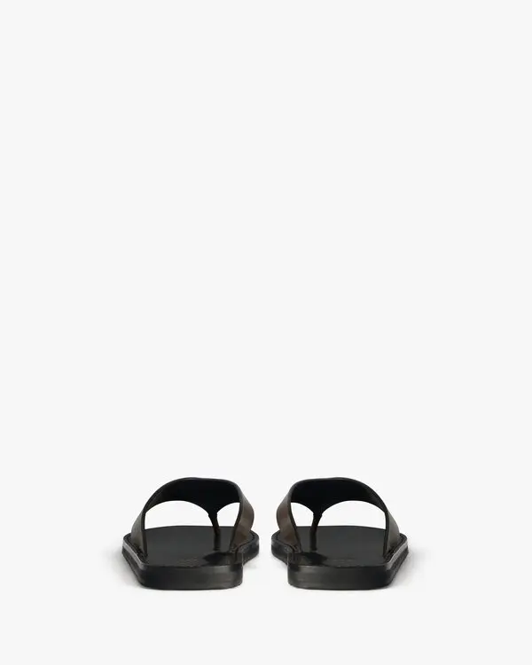 JUDE Vermelho Flat Mocha Leather