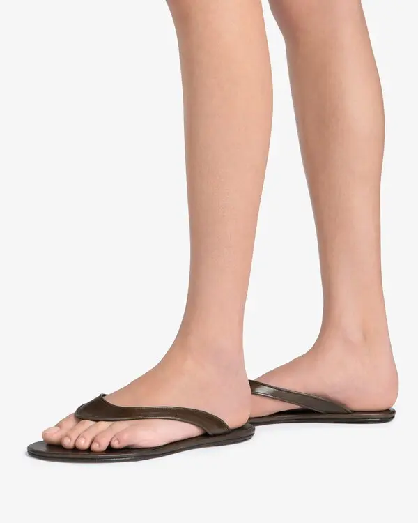 JUDE Rue Sandal Mocha Leather
