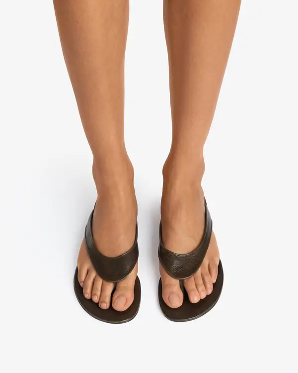 JUDE Rue Sandal Mocha Leather - Brown