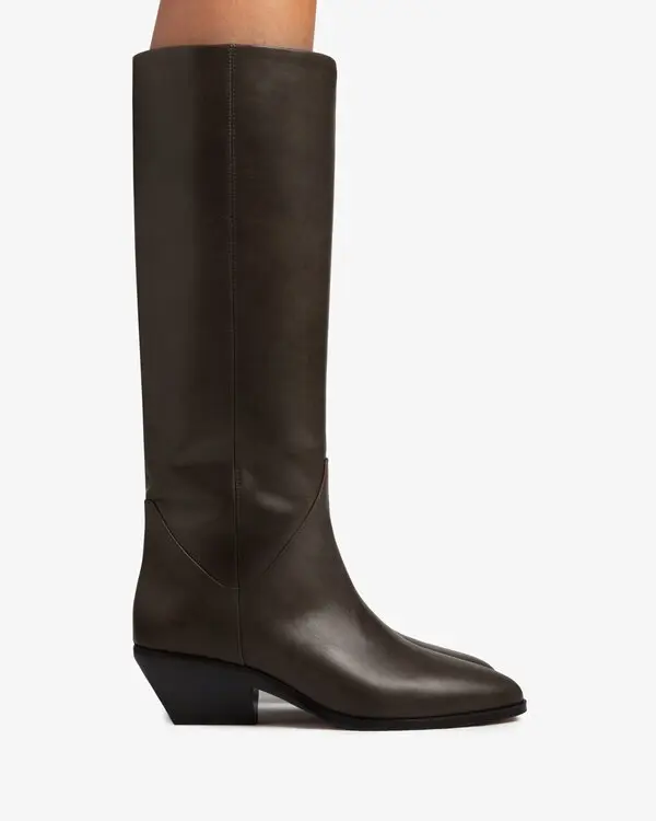 JUDE Saga Boot In Mocha Leather