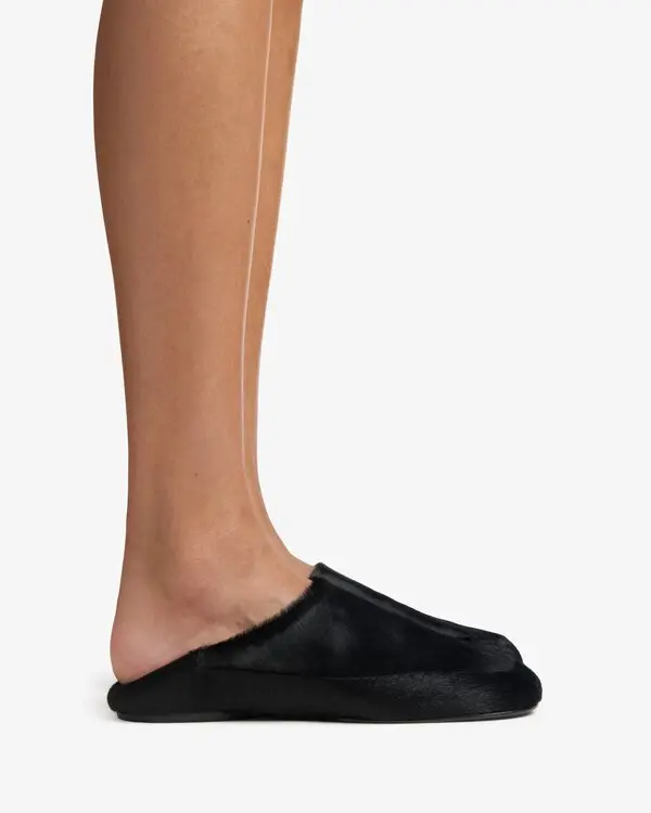 JUDE Floor Slipper In Pony Leather
