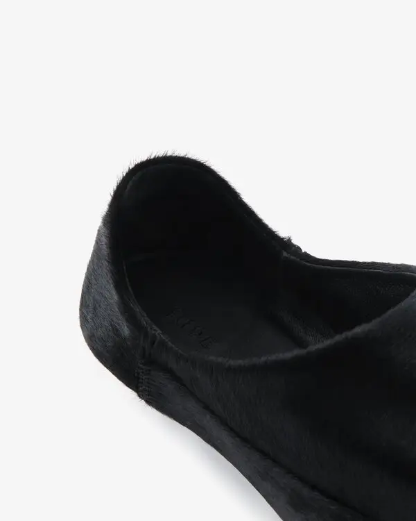 JUDE Floor Slipper In Pony Leather