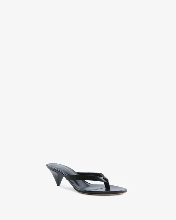 JUDE Rooty Sandal Leather - Black