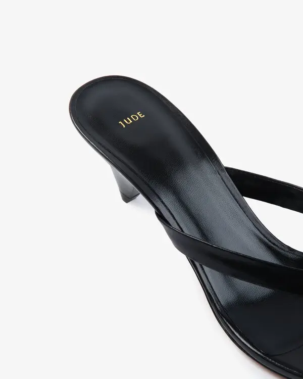 JUDE Rooty Sandal Leather - Black