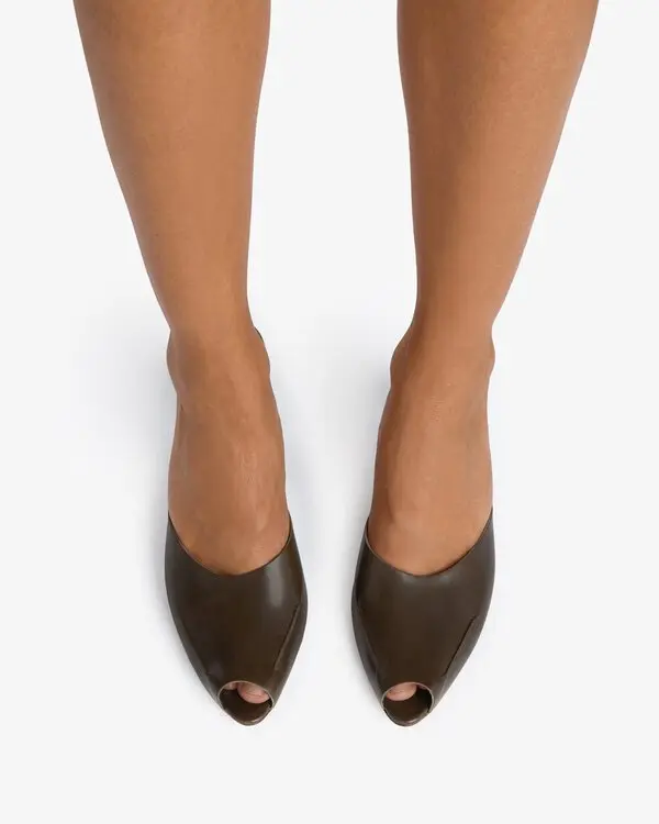 JUDE Gild Mule Mocha Leather - Brown