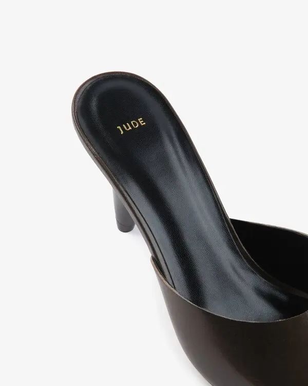 JUDE Gild Mule Mocha Leather - Brown
