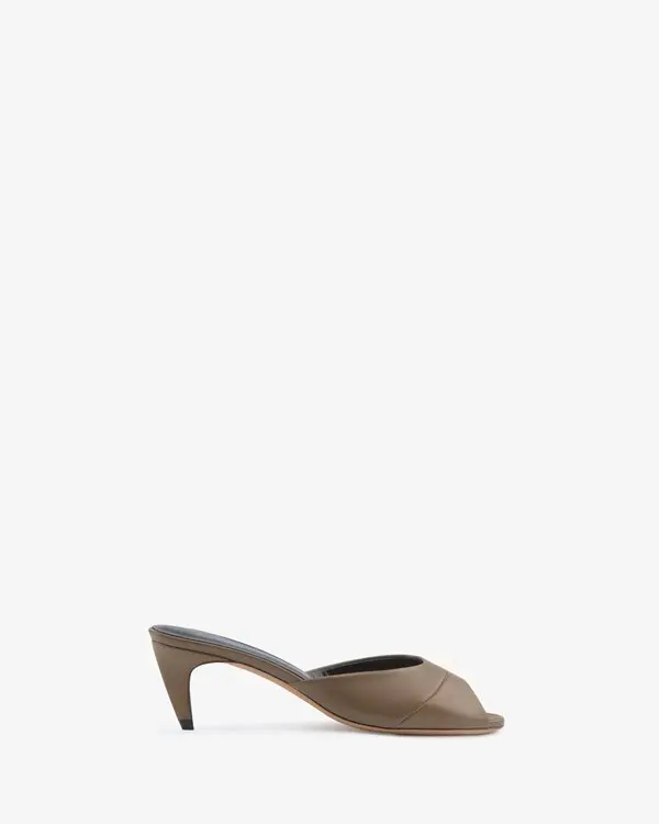 JUDE Cave Mule Clay Leather - Brown