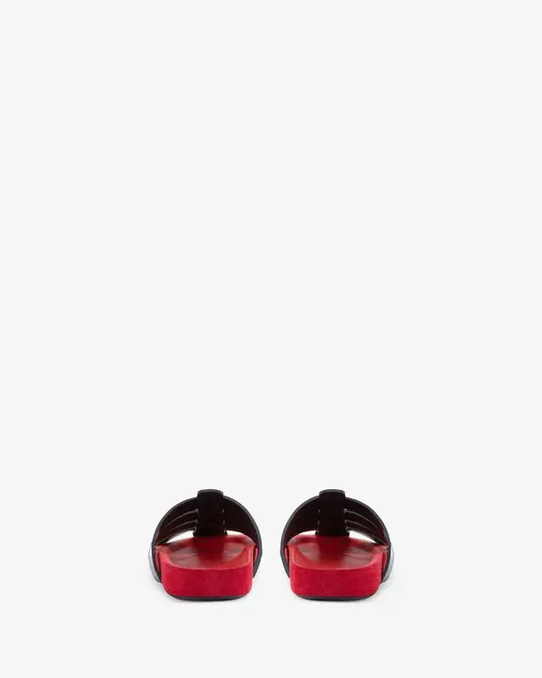 JUDE Dusty Flat Black Leather And Suede
