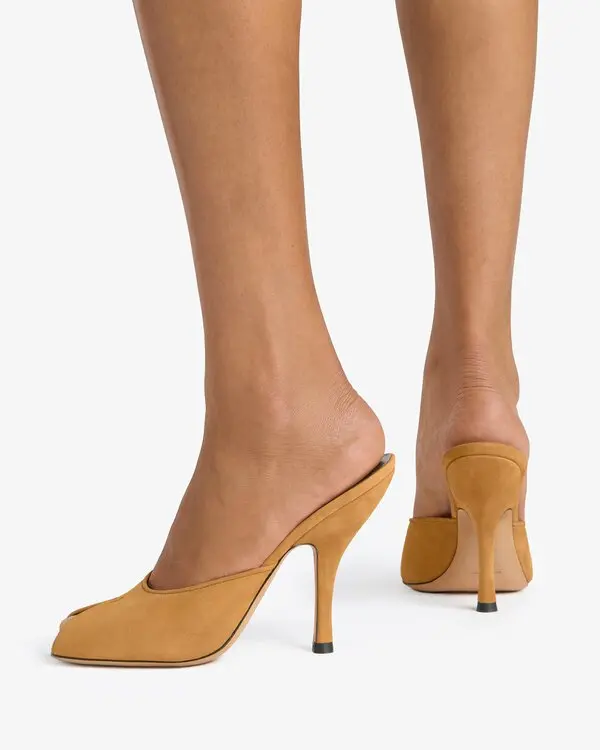 JUDE Date Mule Nubuck Leather - Tan