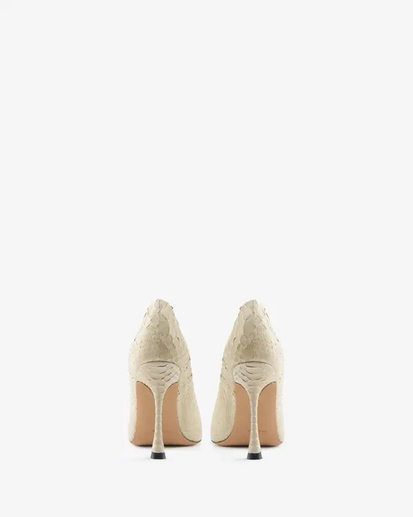 JUDE Kiss Pump Python Leather - Beige