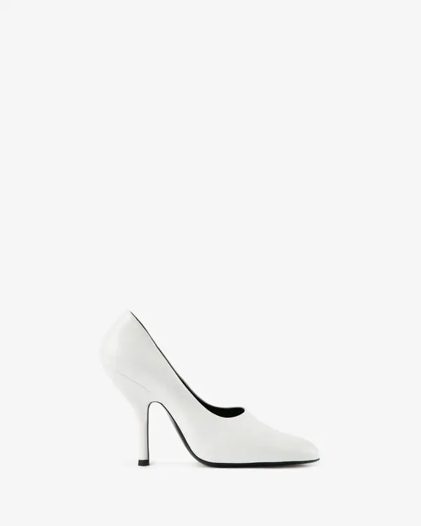 JUDE Date Pump Leather - White