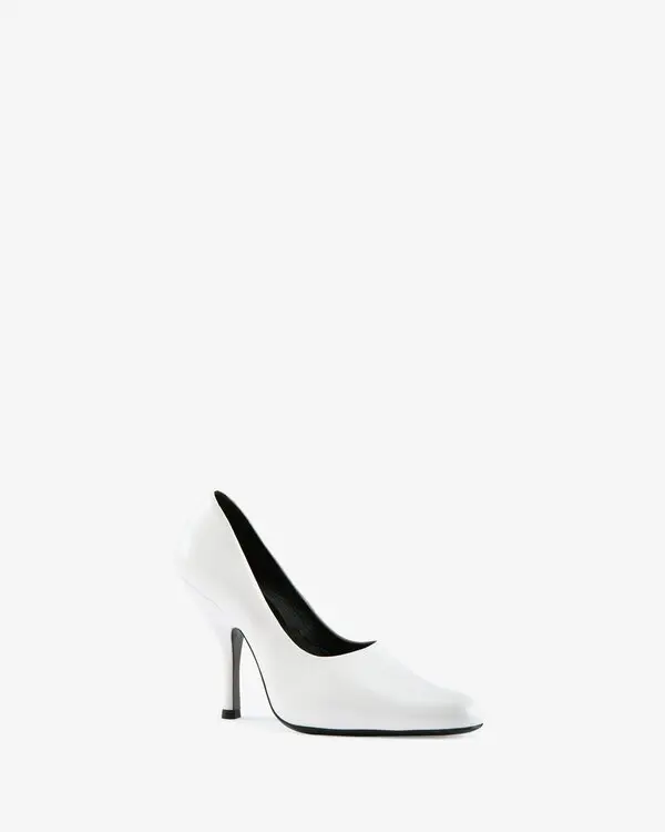 JUDE Date Pump Leather - White