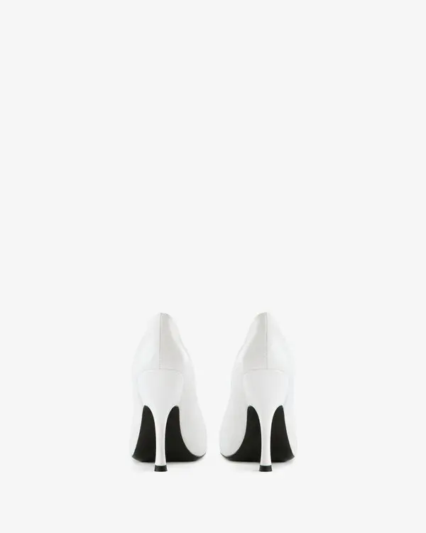 JUDE Date Pump Leather - White