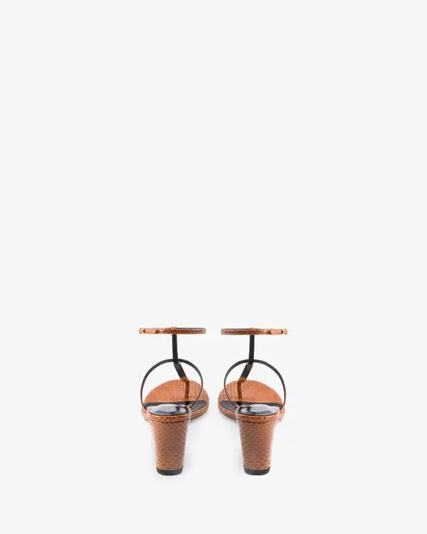 JUDE Solo Sandal Python Leather