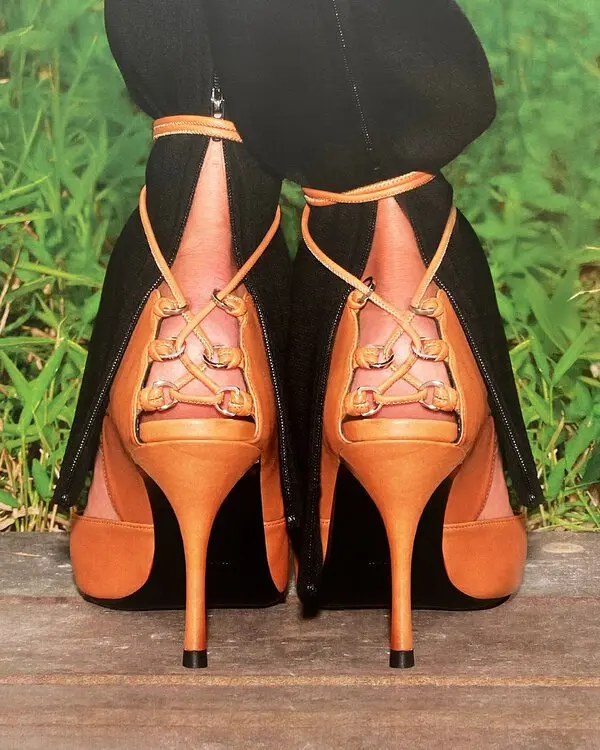 JUDE Scoop Pump Apricot Leather - Tan