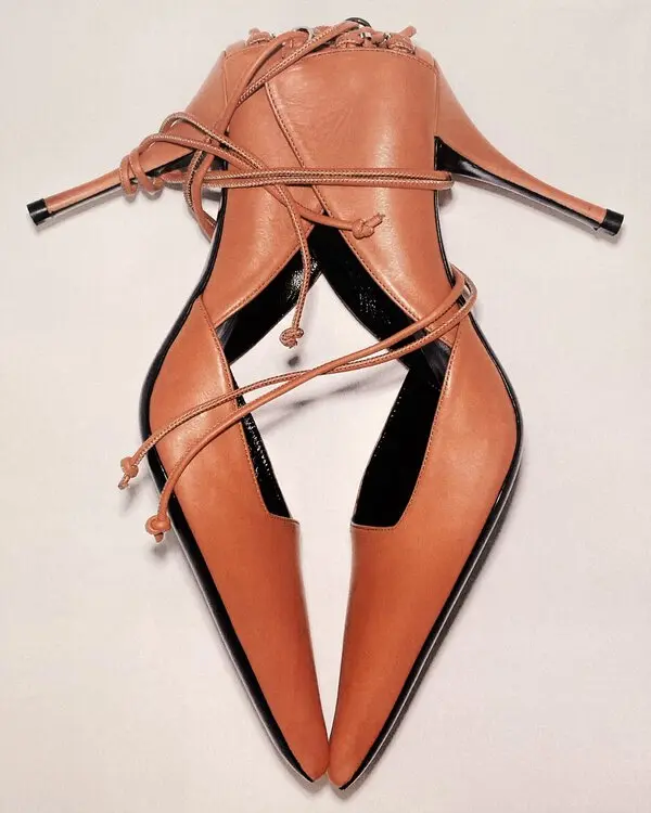 JUDE Scoop Pump Apricot Leather - Tan