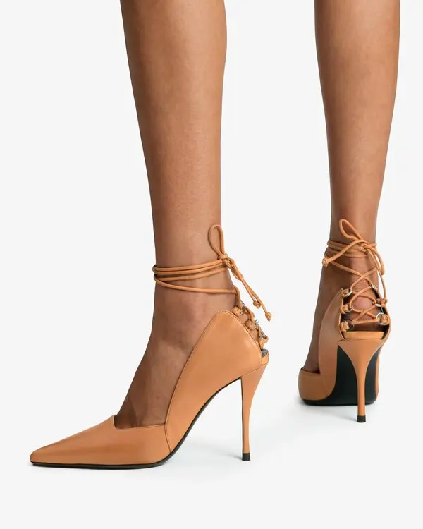 JUDE Scoop Pump Apricot Leather - Tan