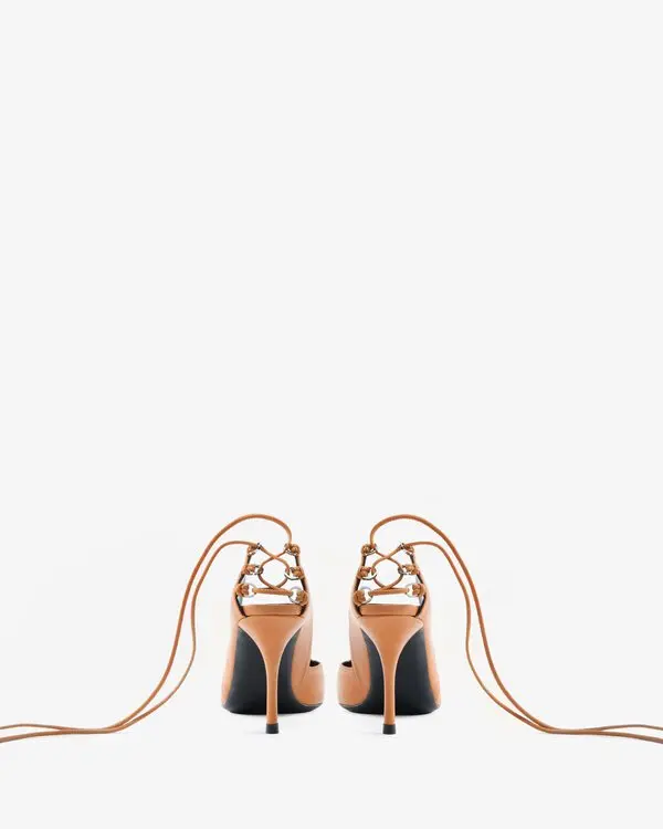 JUDE Scoop Pump Apricot Leather - Tan