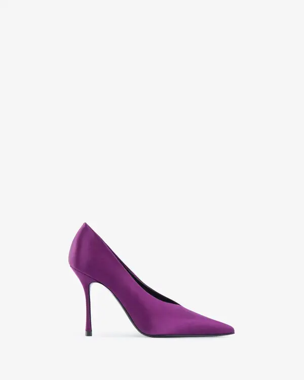 JUDE Kiss Pump Magenta Satin - Pink