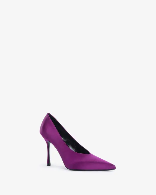 JUDE Kiss Pump Magenta Satin - Pink