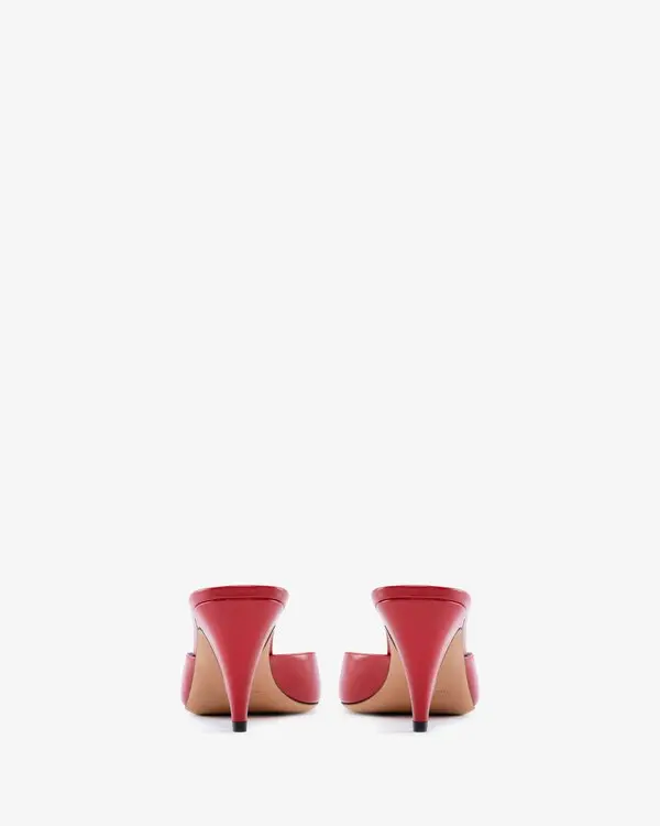 JUDE Haze Sandal Creased Leather - Red
