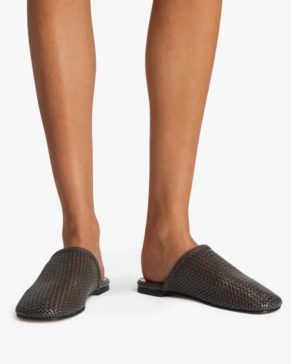 JUDE Floor Slide Woven Leather