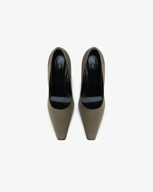 JUDE Fame Pump Silk - Khaki