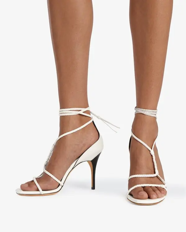 JUDE Atlas Sandal Off- Woven Leather