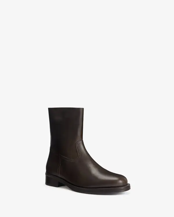 JUDE Daryl Ankle Boot In Mocha Leather