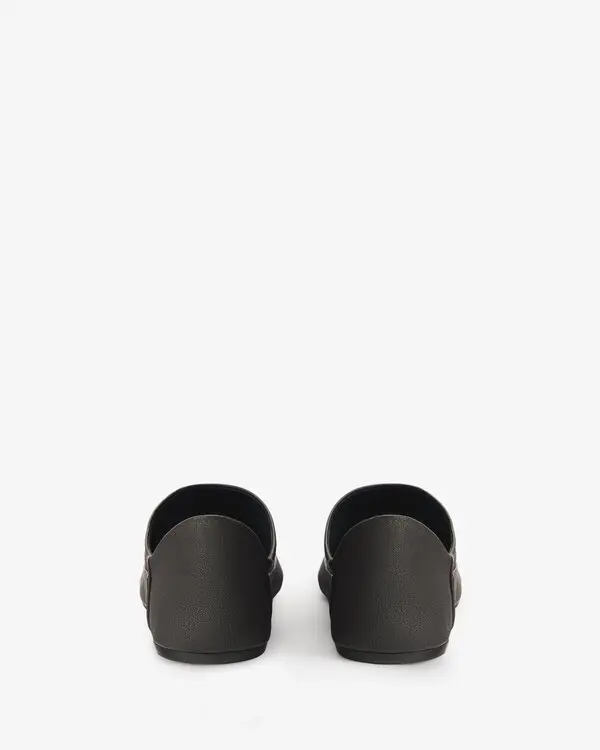 JUDE Floor Slipper In Espresso Leather