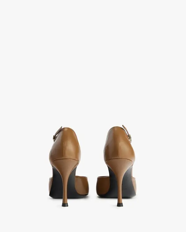 MY STORE Court Pump In Saddle Leather