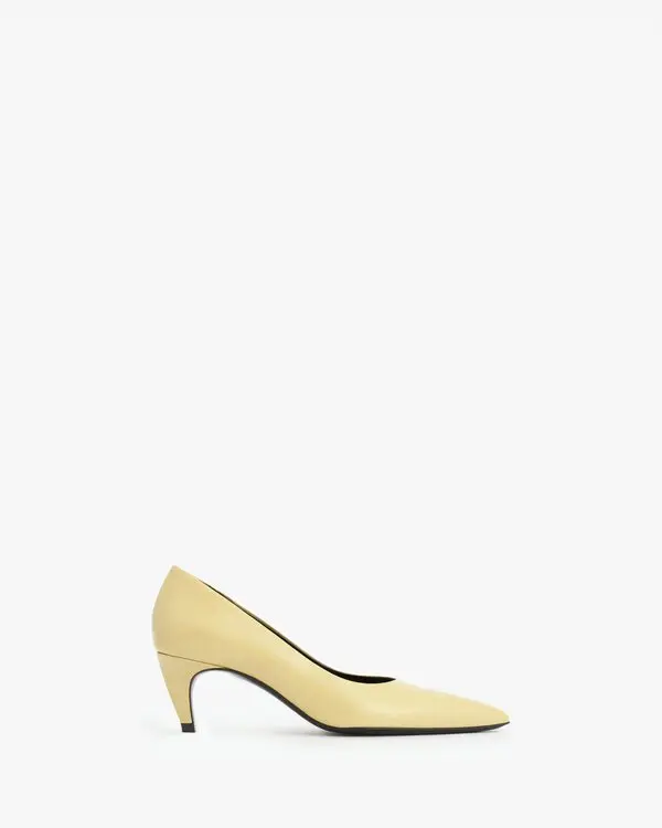 JUDE Blade Pump In Brushed Leather