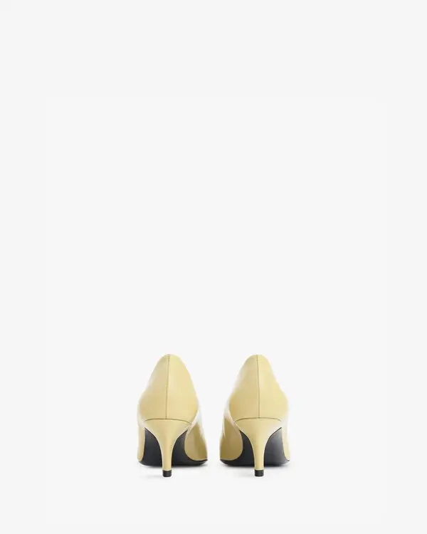 JUDE Blade Pump In Brushed Leather