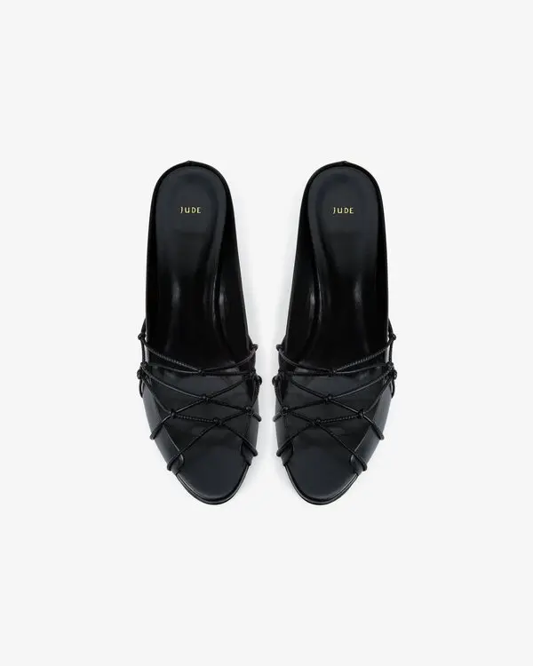 MY STORE Knotty Sandal In Leather