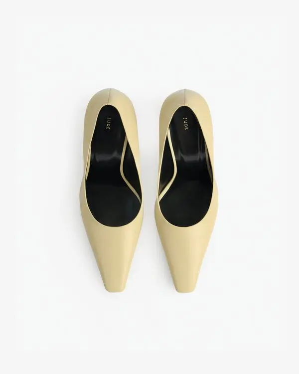 MY STORE Fame Pump In Brushed Leather