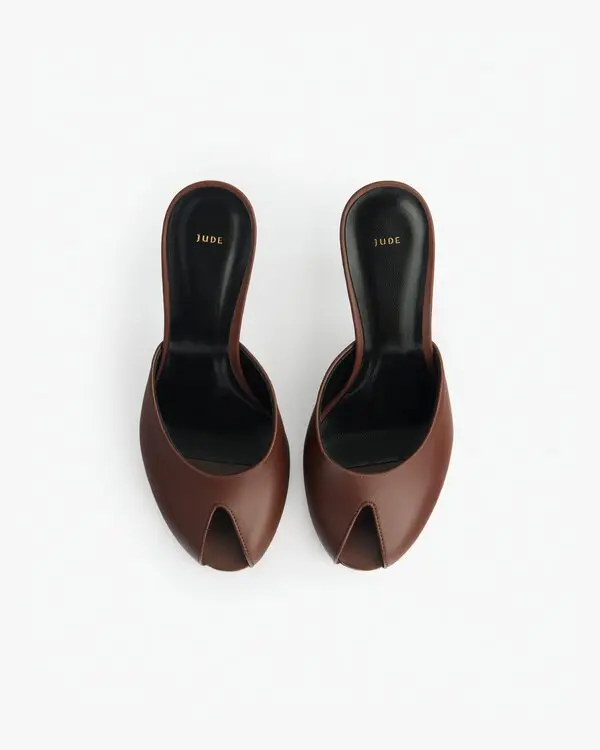MY STORE Date Mule In Leather