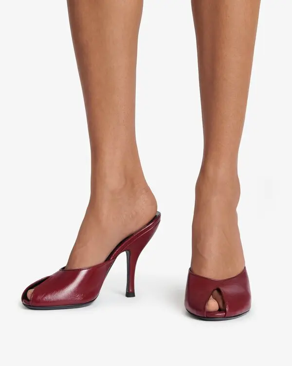MY STORE Date Mule In Leather