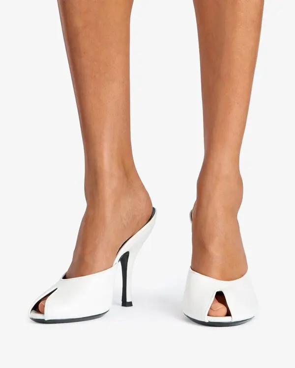 MY STORE Date Mule In Creased Leather