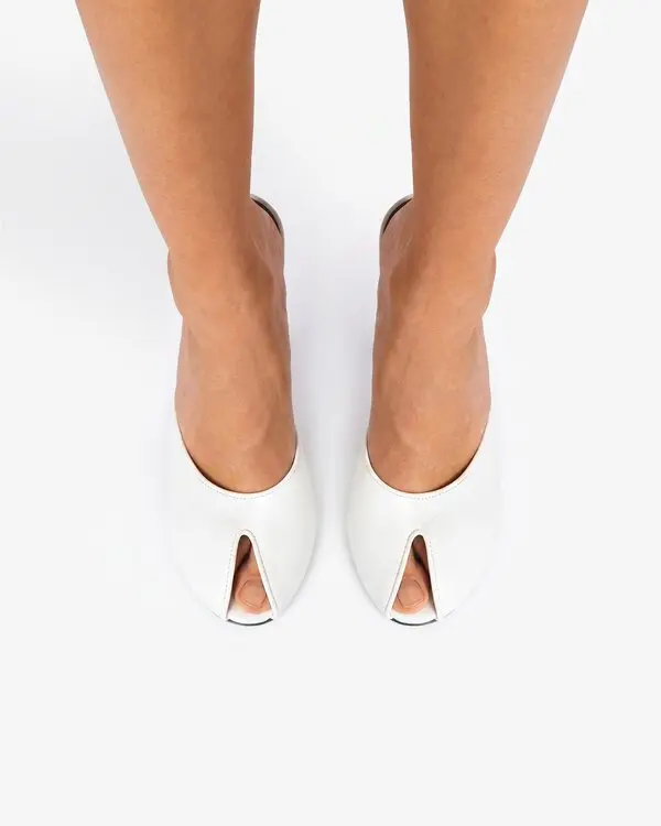 MY STORE Date Mule In Creased Leather