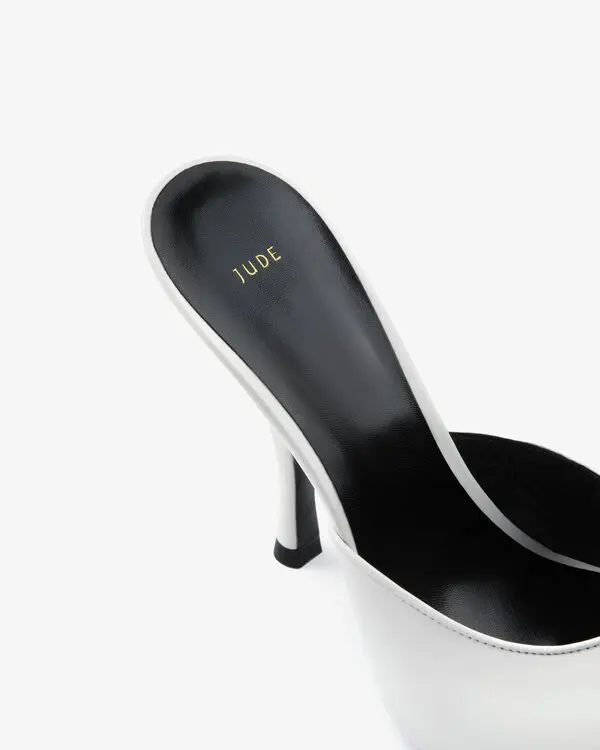 MY STORE Date Mule In Creased Leather