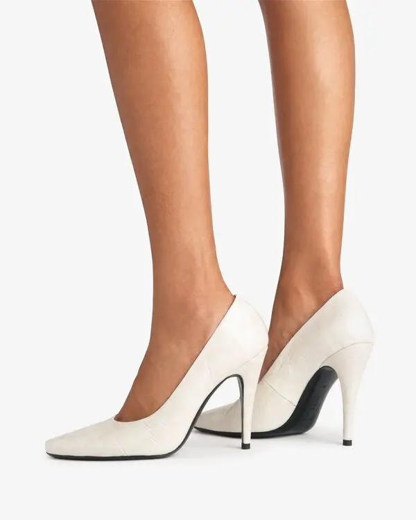 JUDE Jerry Pump Croc Embossed Patent Leather