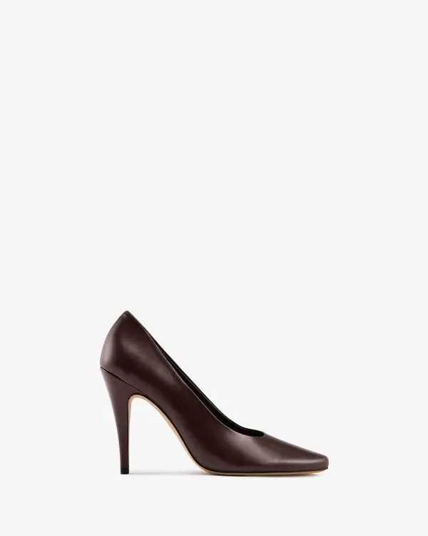 JUDE Jerry Pump Barolo Creased Leather - Bordeaux