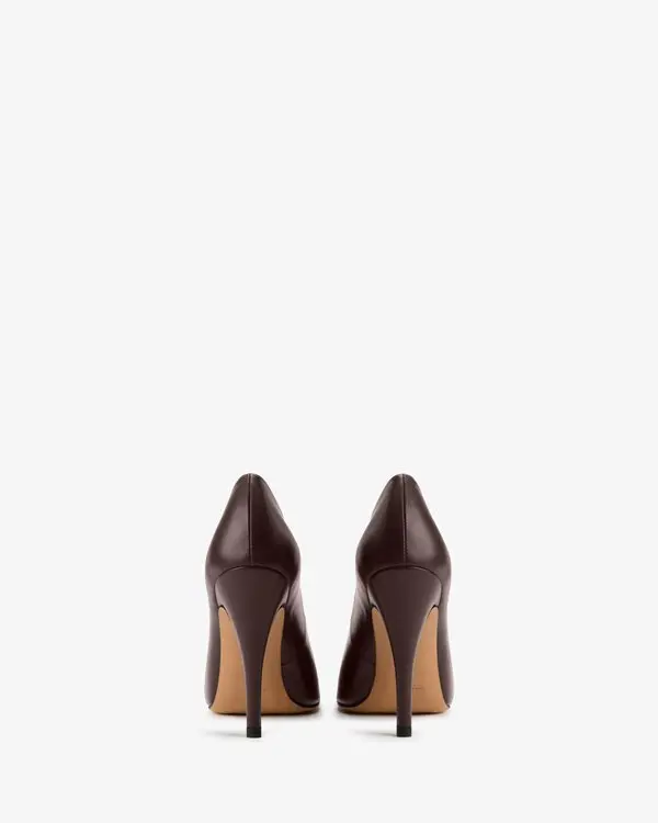 JUDE Jerry Pump Barolo Creased Leather - Bordeaux