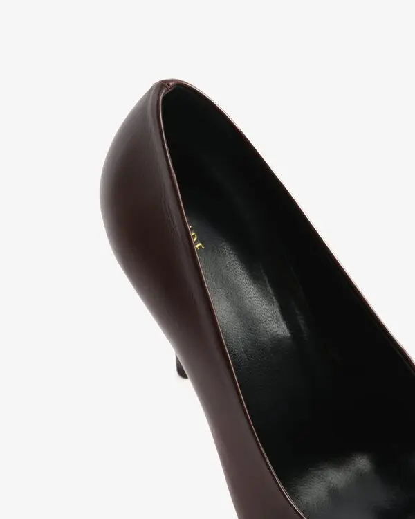 JUDE Jerry Pump Barolo Creased Leather - Bordeaux
