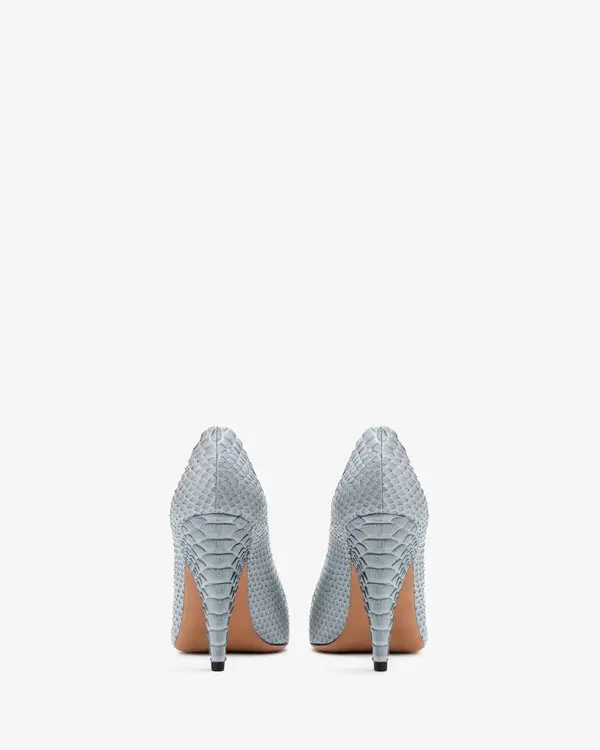JUDE Inez Pump Python Leather - Grey