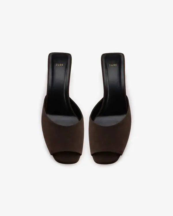 JUDE Ease Mule Nubuck Leather - Brown