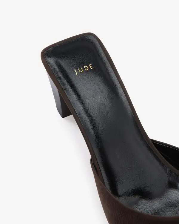 JUDE Ease Mule Nubuck Leather - Brown