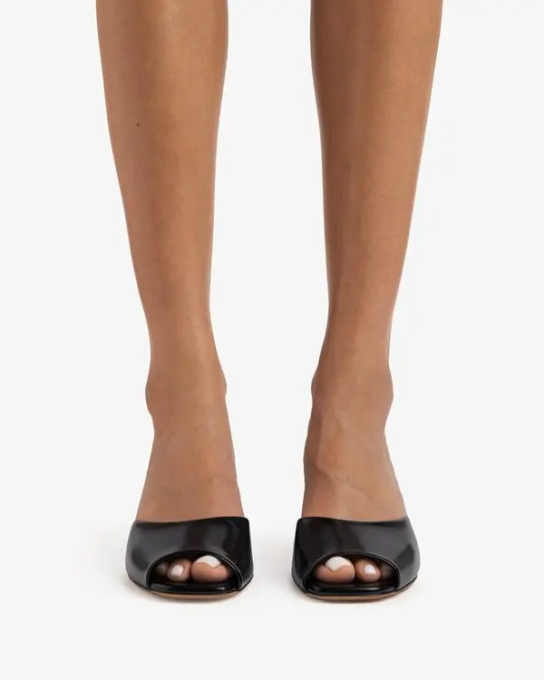 JUDE Ease Mule Brushed Leather - Black